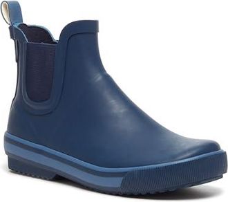 Rocket Dog Bottes de pluie en caoutchouc pour femme motif arc-en-ciel, Bleu (bleu marine), 40.5 EU