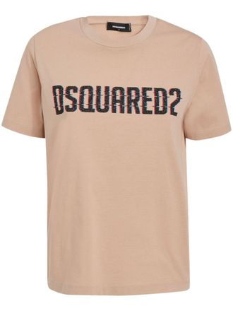 Dsquared2 t-shirt en coton à logo imprimé - Tons neutres