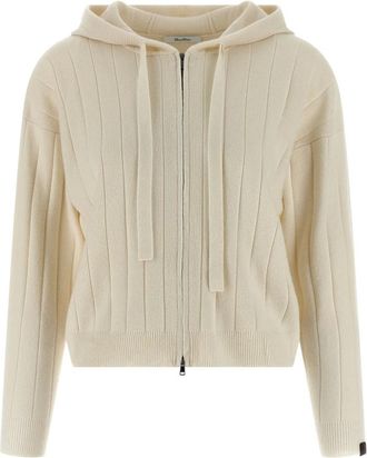Max Mara Damen, Strickwaren, Wei&szlig;, XSGr&ouml;&szlig;e