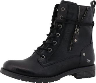 Mustang Jeans Damen Stiefelette modischer Boot-Stil 15M0052001, Größe:39 EU, Farbe:Schwarz