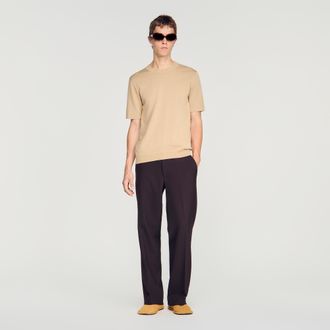 Sandro T-Shirt aus Strick