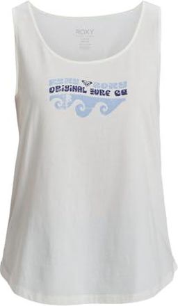 Roxy Femme Surfclassic Tank Organic T-Shirt, Egret, XS EU