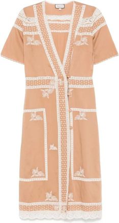Paul & Joe Femme, Robes, Brun, Taille: 34 FR Midi Robes