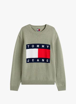 Tommy Hilfiger Pull chin&eacute; &agrave; badge drapeau