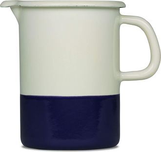 Riess 0338-571, Küchenmass 1Liter, Emaille, Truehomeware, EDITION SARAH WIENER, Farbe Obers/Zwetschke