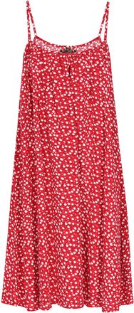 Mymo Kleid Frauen rot wei&szlig;