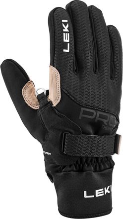 Leki Skistock Unisex, Schwarz/Sand, EU 7,5