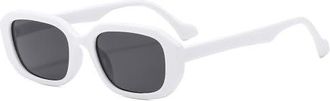 Generic Lunettes De Soleil Dext&eacute;rieur &Agrave; Petite Monture For Hommes, For Vacances, For Femmes, For La Conduite, For Les Trajets Quotidiens(White)