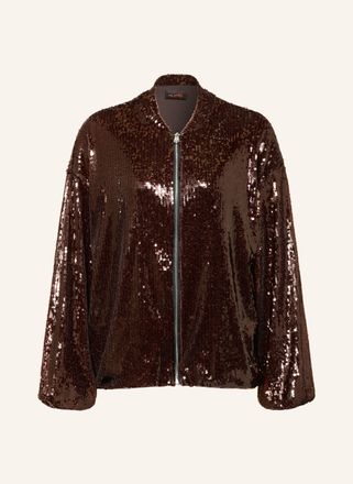 Miss Goodlife Miss Goodlife Blouson Glamour Glow Mit Pailletten braun