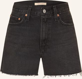 Levi's Jeansshorts Ribcage schwarz