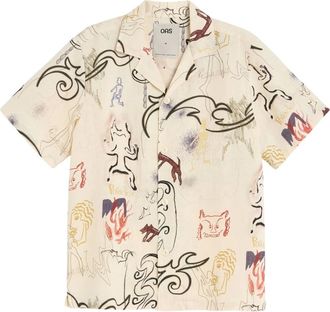 OAS Oas, Homme, Chemises, Multicolore, Taille: L Short Sleeve Chemises