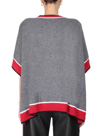 Moschino Wool and Cashmere Blend Sweater - Grey