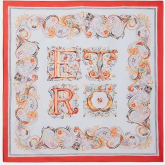 Etro Bedrucktes Tuch Turandot aus Seide