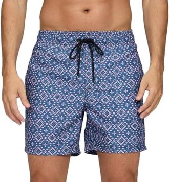 Generic HUIWDP Short de bain d&eacute;t&eacute; &agrave; s&eacute;chage rapide pour homme, A18, 4XL
