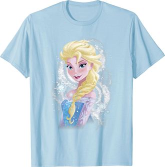 Disney Frozen Elsa Snowflake Swirls T-Shirt
