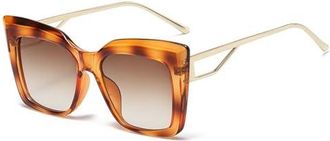 Generic Lunettes De Soleil Tendance &Agrave; Monture M&eacute;tallique D&eacute;corative Et Large For Hommes Et Femmes, Id&eacute;ales For Les F&ecirc;tes, Les Vacances Et Les S&eacute;ances Photo En