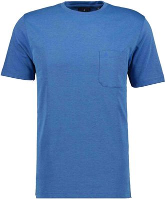 Ragman Herren Softknit T-Shirt Rundhals Aqua-702, XXL