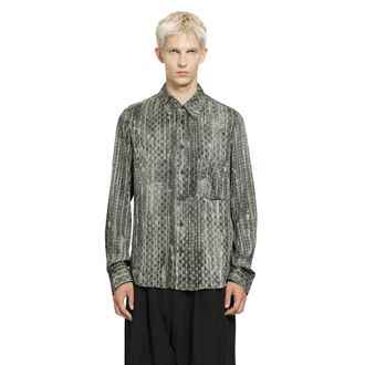 Ziggy Chen Claassic Digital Print Shirt