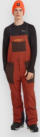 O'Neill FwcPeak Bib Pants bonfire colour block