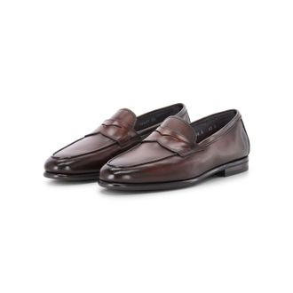 Santoni Loafer aus Leder