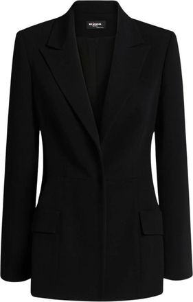 Kiton Femme, Vestes, Noir, Taille: 36 FR Tailored Bright Tweed Jacket