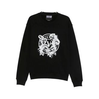 Versace Jeans Couture Herren, Sweatshirts & Hoodies, Schwarzk, LGr&ouml;&szlig;e