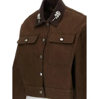 Simone Rocha Tanpe Jacket - Brown