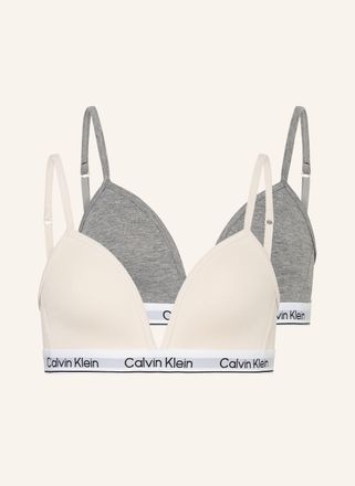 Calvin Klein 2er-Pack Bustiers Icon Cotton Stretch rosa