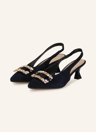 Darling Harbour Darling Harbour Slingpumps Mit Schmucksteinen blau