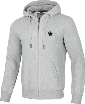 Pitbull Herren Kapuzenpullover mit Rei&szlig;verschluss Sweatshirts Kapuzenpulli Small Logo Hoodie Zip Basic Zipper Baumwolle 3XL