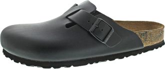 Birkenstock Boston Super Grip aus Naturleder - Herren und Damen Clogs Berufsschuh - Rutschhemmende Gummi-Eva-Sohle nach EN ISO 20347 - Anatomisch geformtes Kork-L