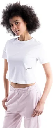 Hinnominate Hinnominate, Femme, Tops, Blanc, Taille: 36 FR T-shirt ras du cou basique