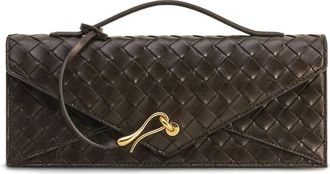 JW PEI Celeste - Pochette effet tress&eacute; - Marron