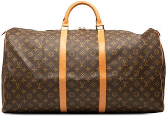 Louis Vuitton Weekender - Monogram Keepall 60 - Gr. unisize - in Braun - f&uuml;r Damen