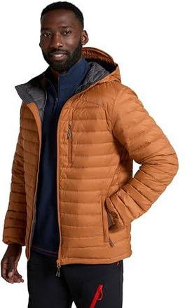 Mountain Warehouse Doudoune Henry II Homme - Manteau r&eacute;sistant &agrave; leau, Chaud, Confortable, Blouson dhiver isol&eacute;, Bomber - pour Temps Froid, lext&eacute;rieur et Les Voyages Rou