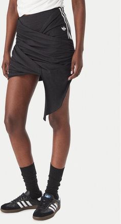 adidas Minirock Adiluna Season 2 X Jennie Wrap-Around Skirt LD8930 Schwarz Regular Fit