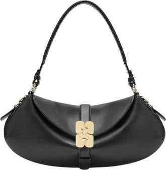 Ganni Femme, Sacs, Noir, Taille: ONE Size B-Kat Bag