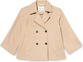 Marc O'Polo Damen Cabanjacke mit Reverskragen elegant, Beige (Blushed Camel), 40