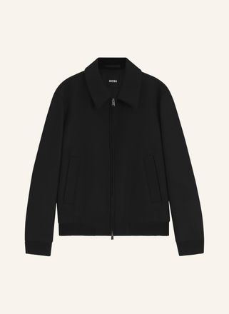 HUGO BOSS Mantel H-Charly-264 Relaxed Fit schwarz