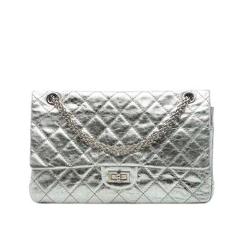 Chanel Sac bandouli&egrave;re Reissue Pre-owned - Femme - Pre-owned - Gris - Taille: ONE Size