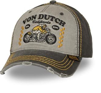 Von Dutch Casquette Baseball Adulte Devant avec Broderie Effet usé Retro Racer TU