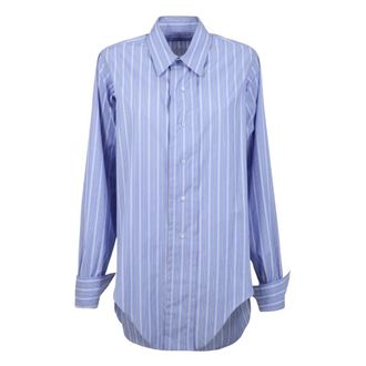 Maison Margiela Baumwollhemd - - Blouses & Shirts - Damen - Blau - XS