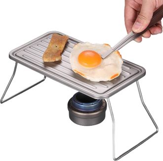 Generico Klapptisch f&uuml;r Grill, Grill und Drehen, Grillplatte f&uuml;r K&uuml;che, zum Backen im Freien, Restaurant, Catering, Picknick, Camping, K&uuml;che, Fleisch, Meeresfr