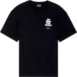 Emporio Armani Emporio Armani Ea7, Homme, Tops, Noir, Taille: XL Jersey T-Shirt