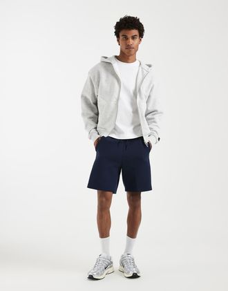 Nike Short en maille molletonn&eacute;e - Bleu marine