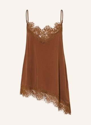 Oh April Oh April Satintop Tami Mit Spitze braun