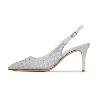 Loriblu Femme, Chaussures, Blanc, Taille: 40 EU Slingback Gioiello
