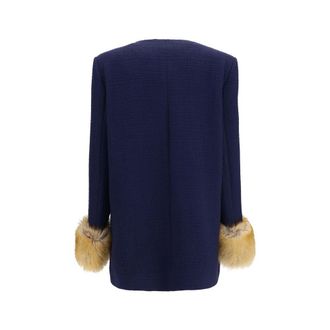 Valentino Garavani Caban Coat - Navy