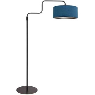Steinhauer Stehlampe - Bloeba - blau schwarz - metall - Steinhauer