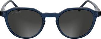 Lacoste Lunettes de Soleil L6052S N 410 TRANSPARENT BLUE 51/21/145 Homme